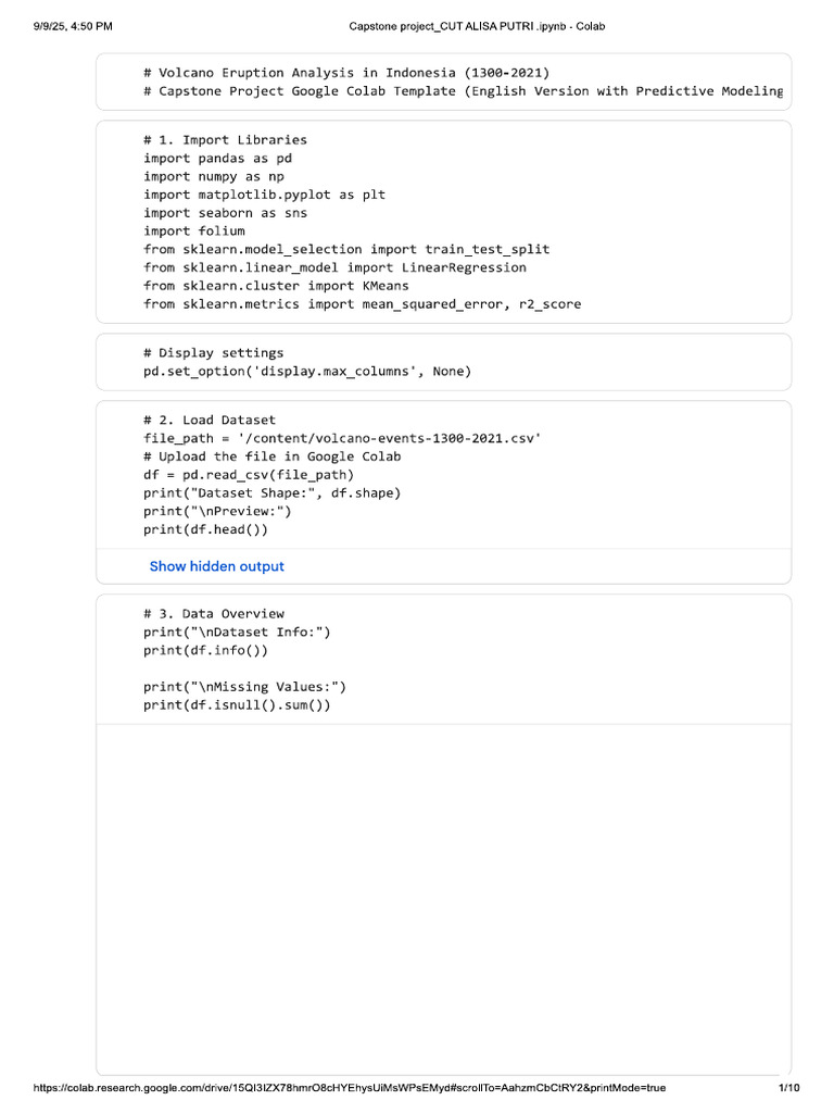 Capstone Project - CUT ALISA PUTRI .Ipynb - Colab | PDF