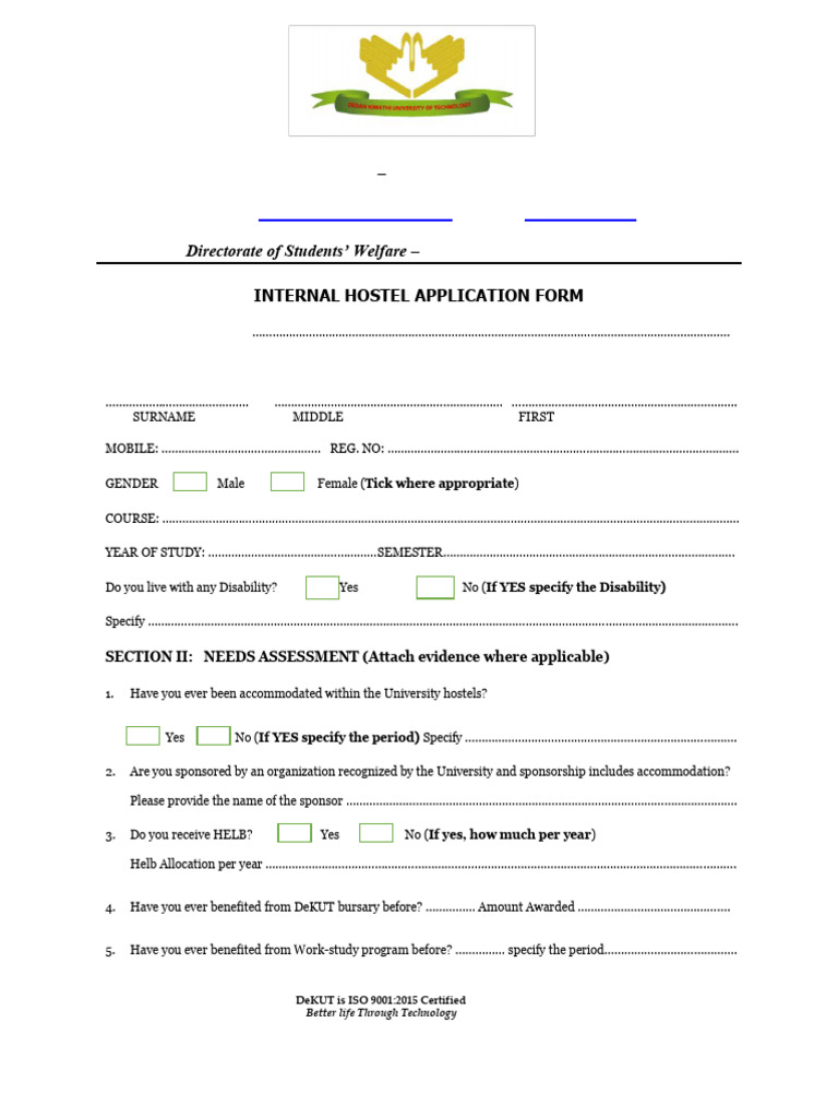 Internal Hostel Application Form | PDF | Chess Theory | Chess