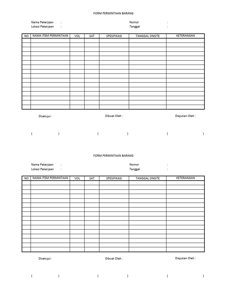 Form Po | PDF