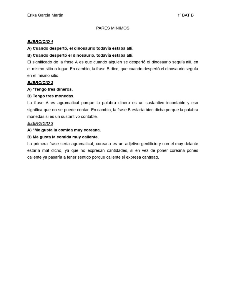 Pares Minimos | PDF