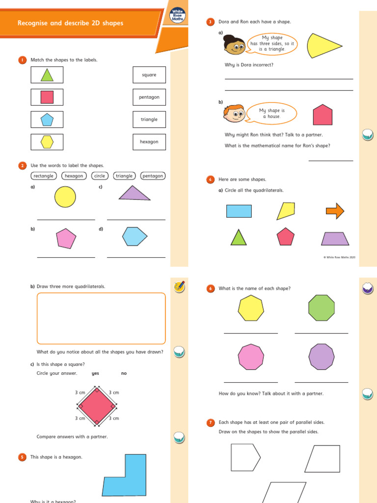 Identifying and Labeling 2D Shapes | PDF | Shape | Rectangle