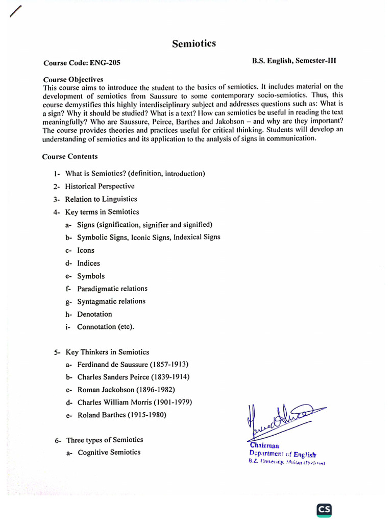 Course Outline | PDF