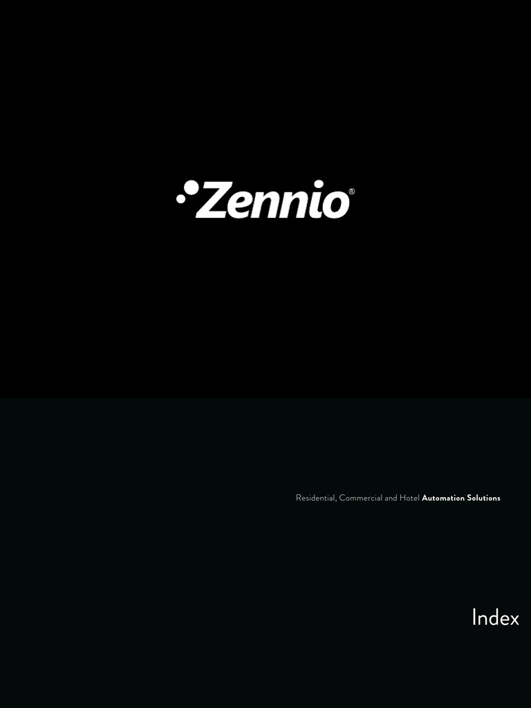 Zennio Touch Panels Overview | PDF | Touchscreen | Thermostat