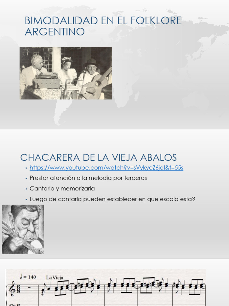 Bimodalidad en El Folklore Argentino | PDF