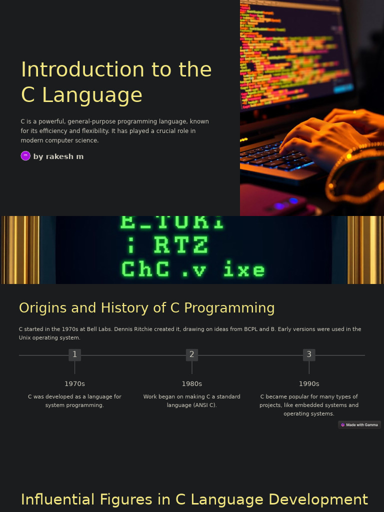 Introduction To The C Language | PDF | C (Programming Language ...