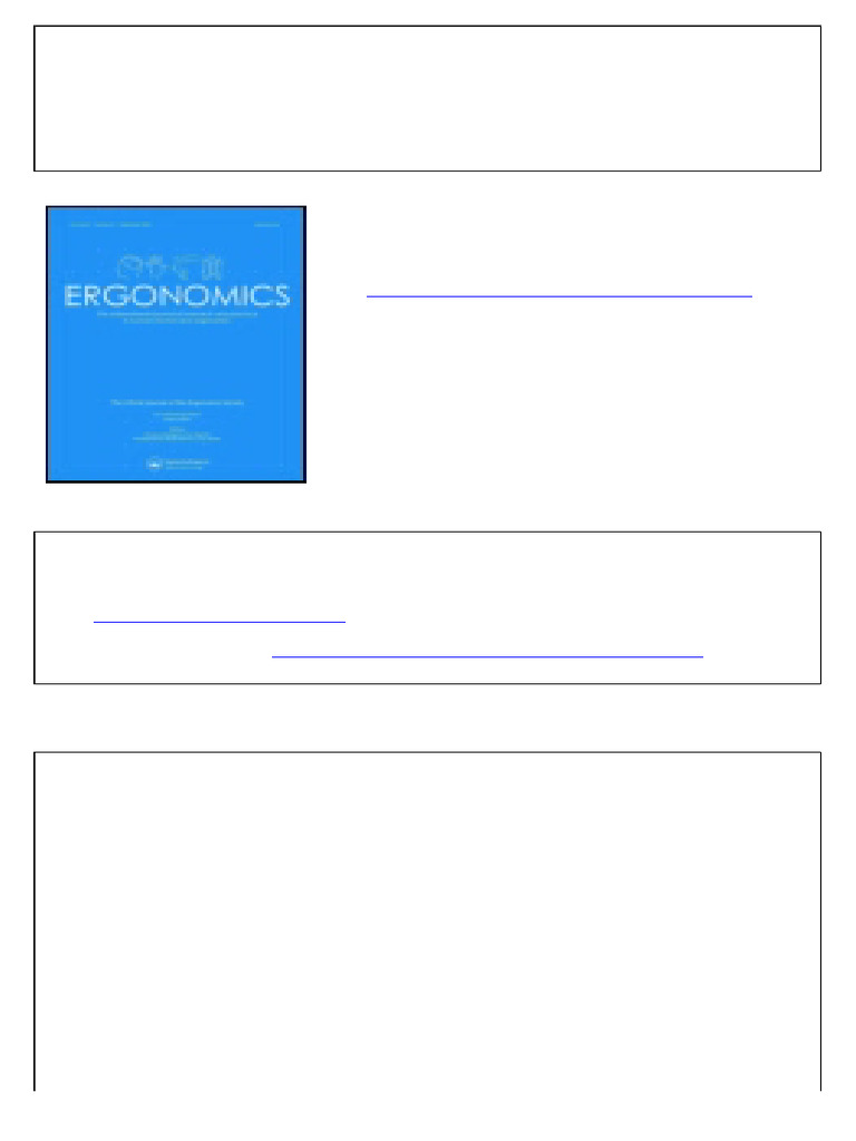 RCT Crossover Trabalho Pausas Produtividade Desconforto | PDF ...