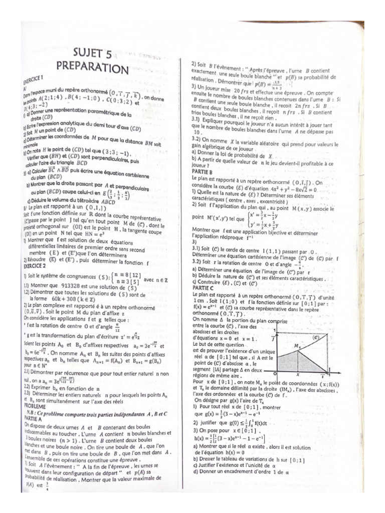 Sujet5 Entrainem Physique Juniper | PDF