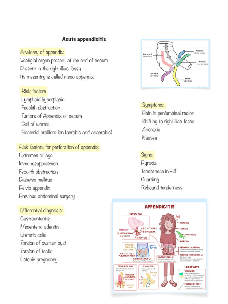 Acute Appendicitis | PDF