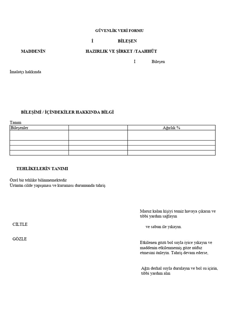 Msds Isollat 05 TR | PDF