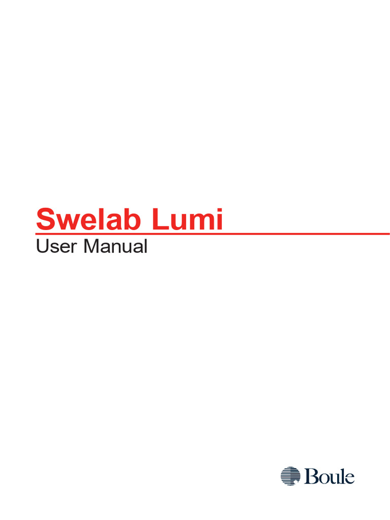 Swelab Lumi User Manual Overview | PDF | Laser | Usb