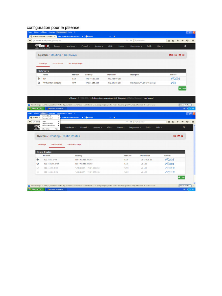 Labo Pierre Pfsense & Switch | PDF