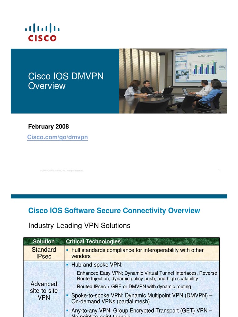Cisco DMVPN - Overview | PDF | Virtual Private Network | Ip Address