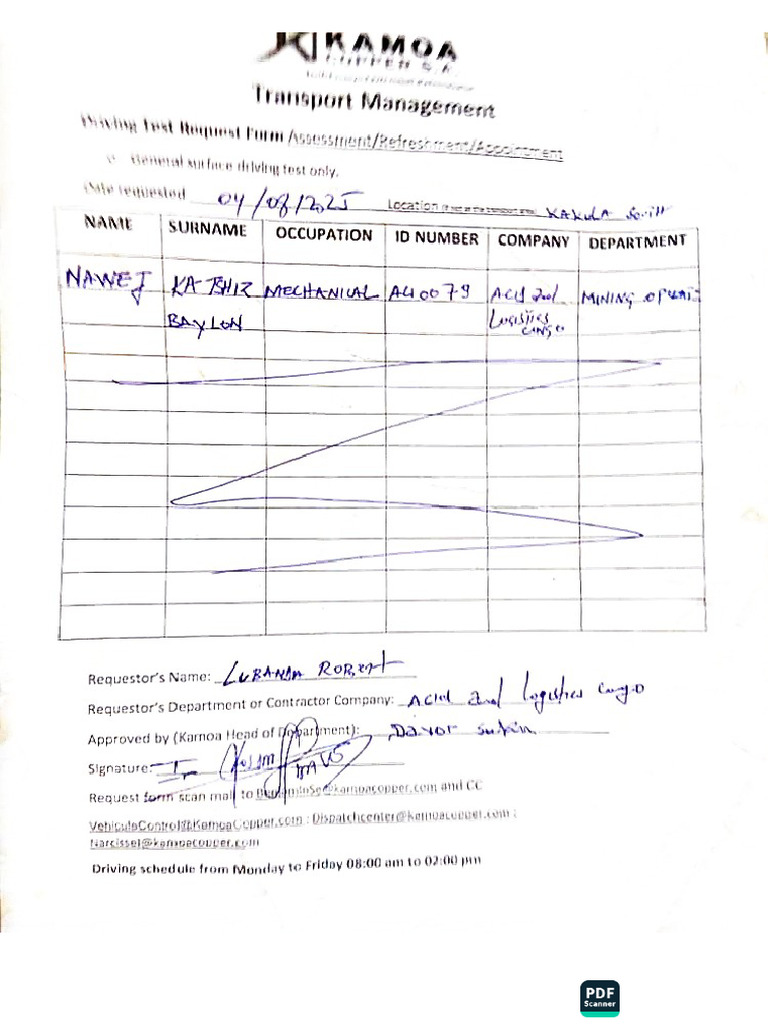 ALC Driver Test | PDF