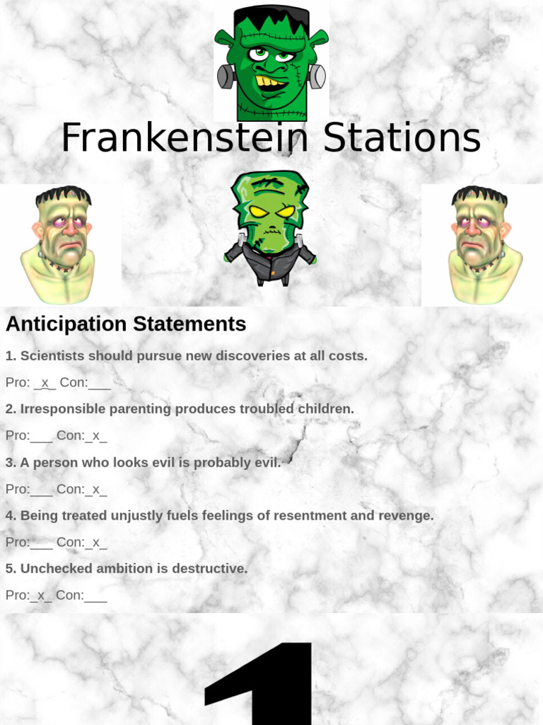 Nico Mendoza 22 Frankenstein Stations | PDF | Frankenstein | Paradise Lost