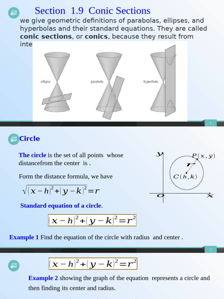 1.9 Conic Curves (Updated Version) | PDF | Analytic Geometry ...