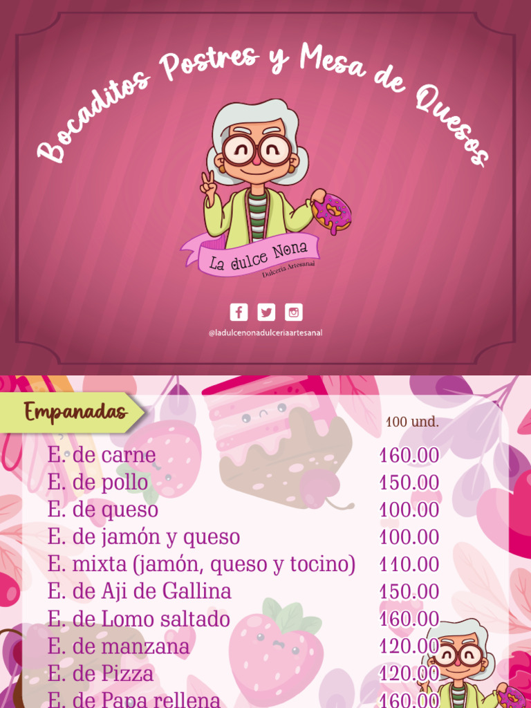 Los Postres e La Nona | PDF