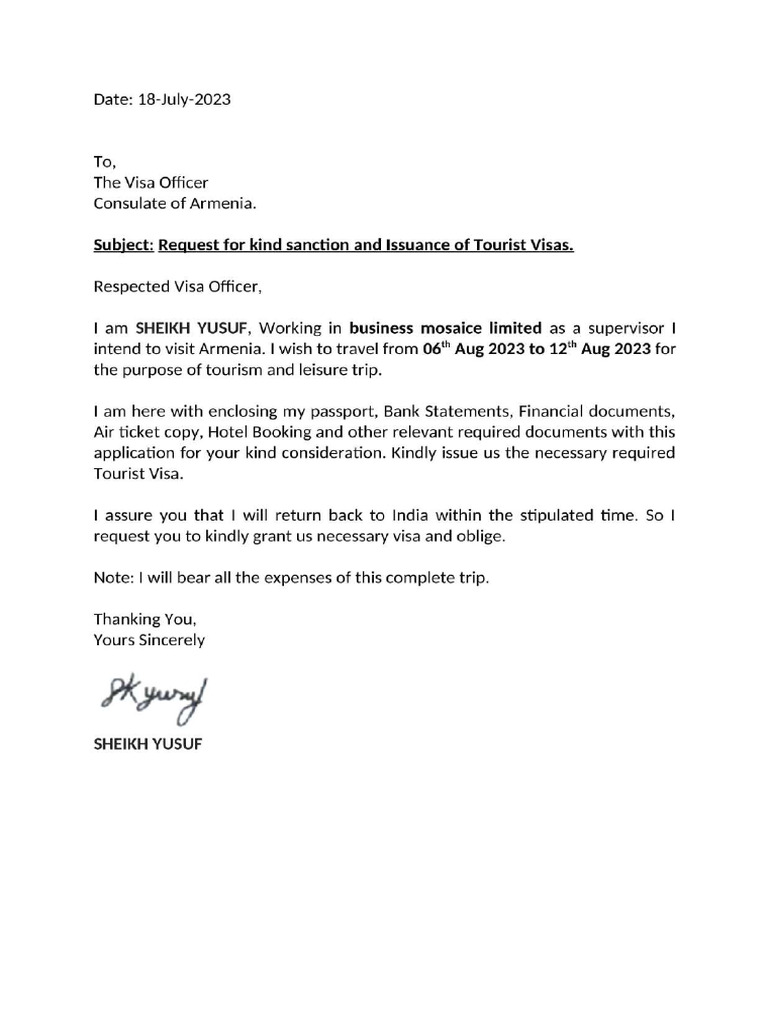 Covering Letter | PDF