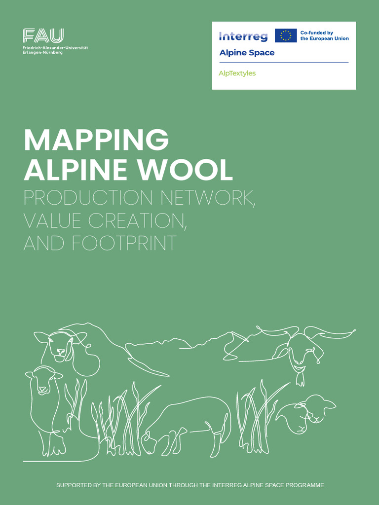 FAU Research 2 Mapping Alpine Wool | PDF | Wool | Life Cycle Assessment