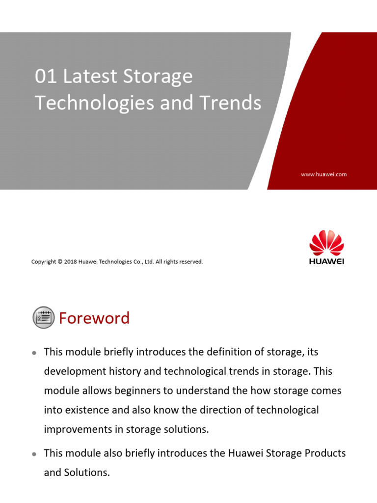 01 Latest Storage Technologies and Trends Ju | PDF | Information ...