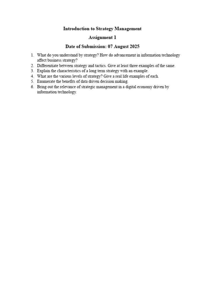 SM Unit 1 | PDF