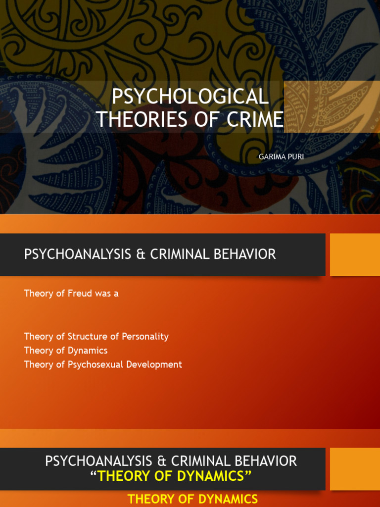 Psychoanalysis & Behaviourism | PDF | Psychoanalysis | Psychological Theories