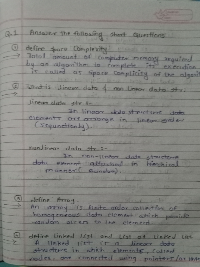 DSA Answersheet | PDF