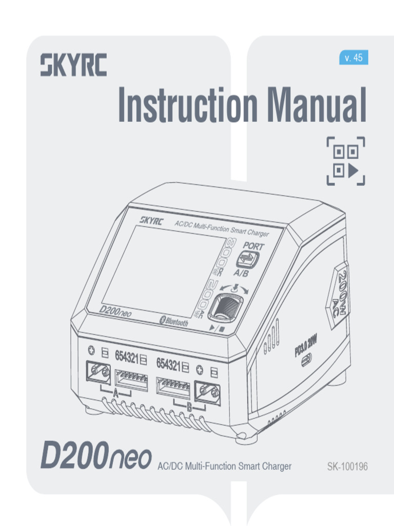 NFC Instruction Manua - 250320 - V45 | PDF | Battery Charger | Lithium Ion Battery