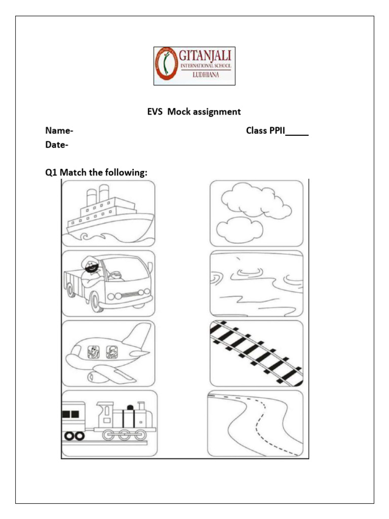 EVS Mock Assignment for PPII Students | PDF