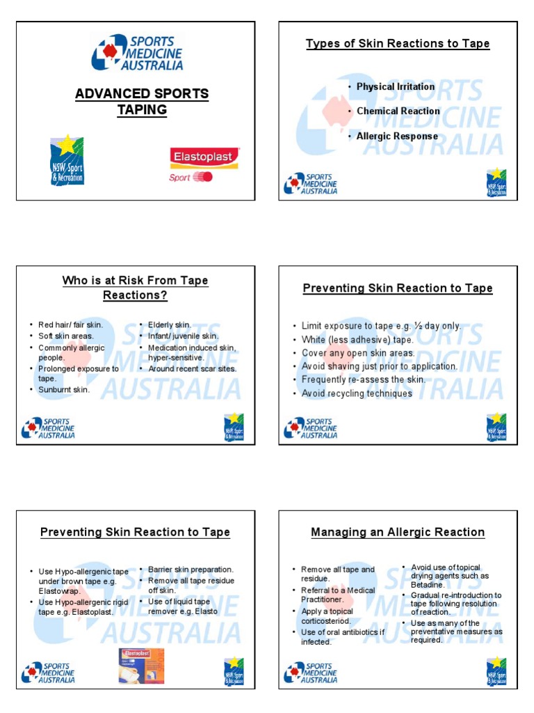 A Comprehensive Guide to Common Sports Taping Techniques for Injury ...