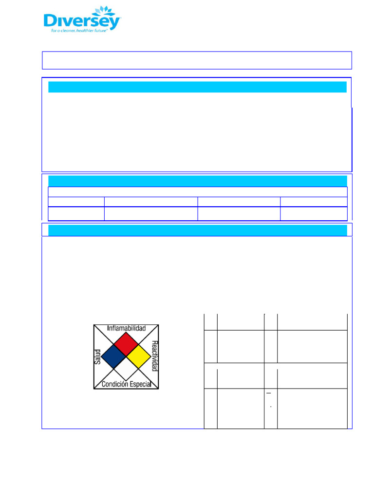 8m Cera Negro Msds-diversey | PDF