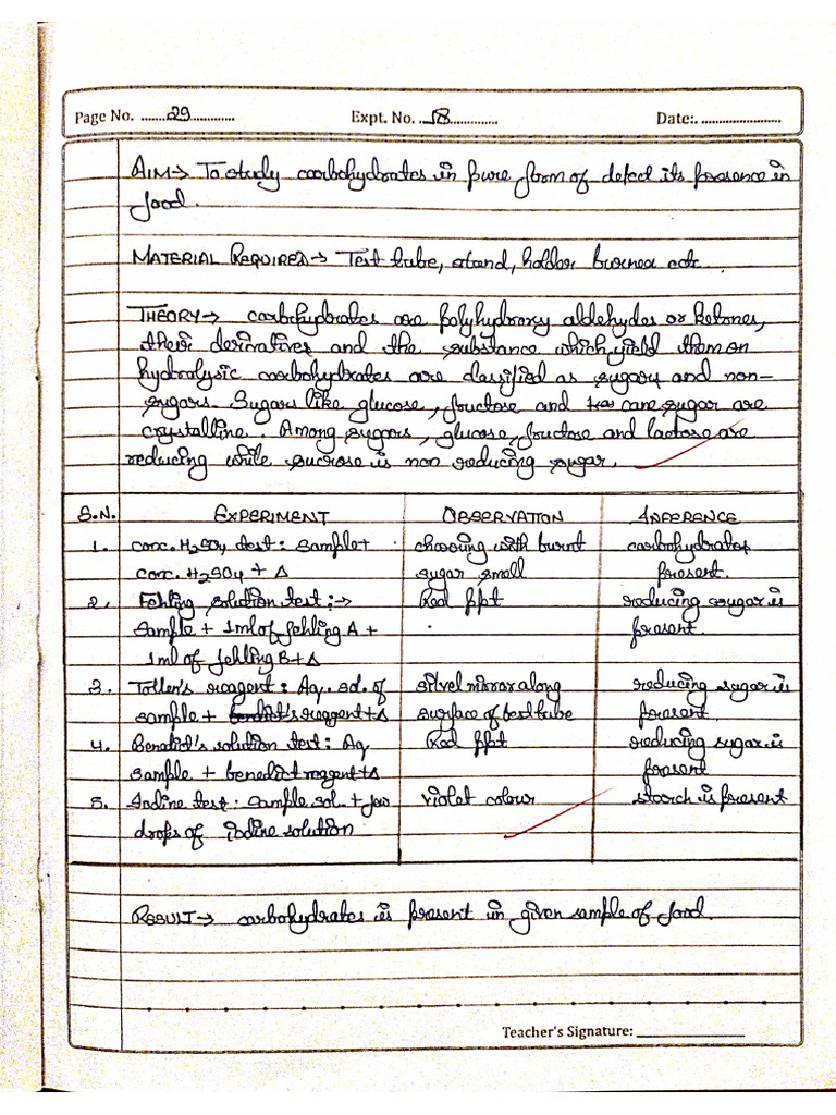 12A Chemistry Practical 16 | PDF