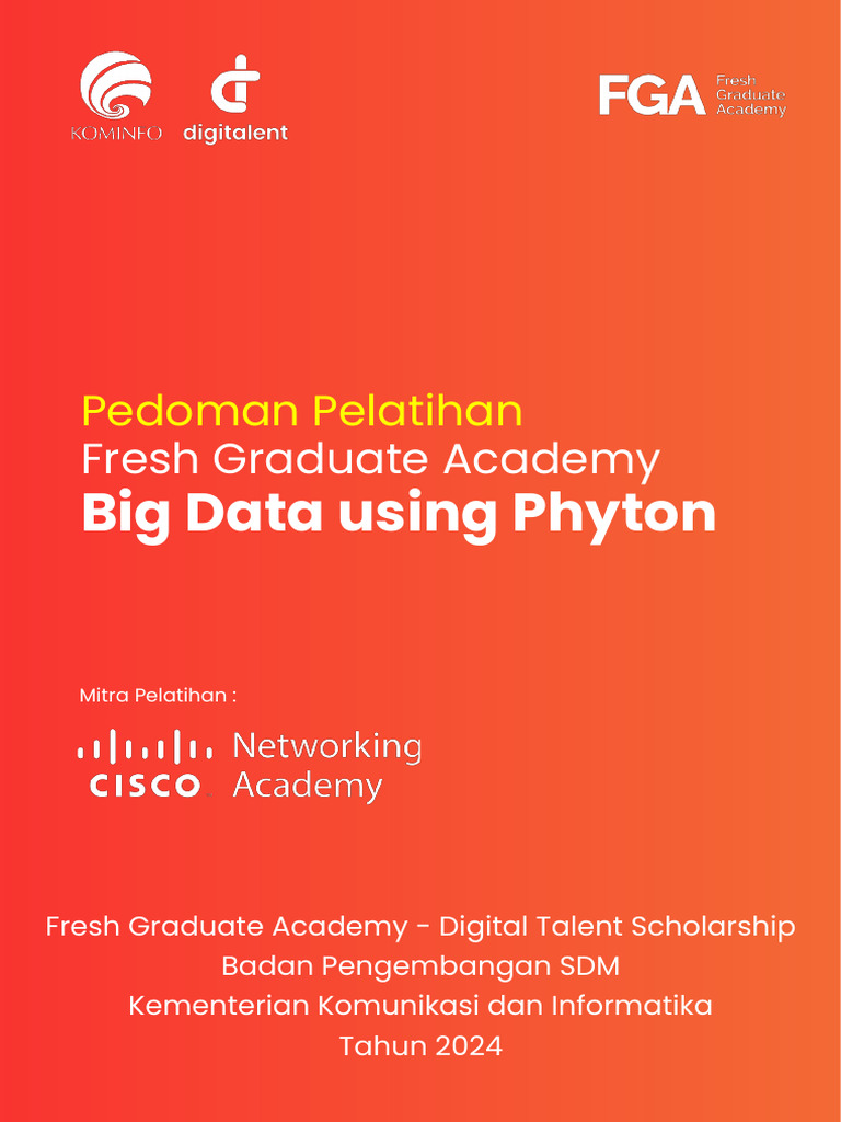 Pedoman Peserta FGA 2024 - Big Data Using Python | PDF