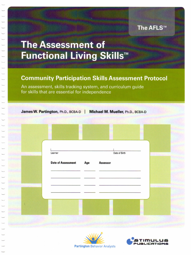 AFLS - Community Participation Skills Protocol | PDF