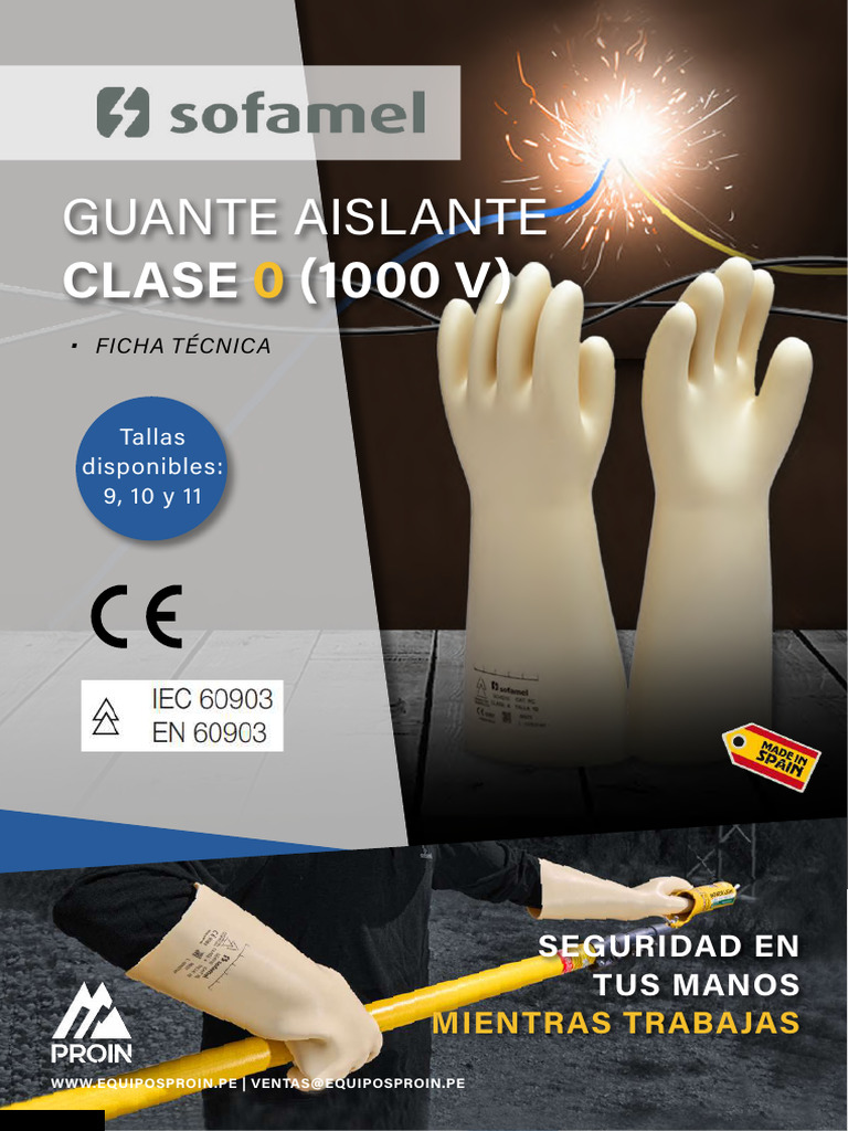 Guante Dialectrico Sofamel | PDF | Guante