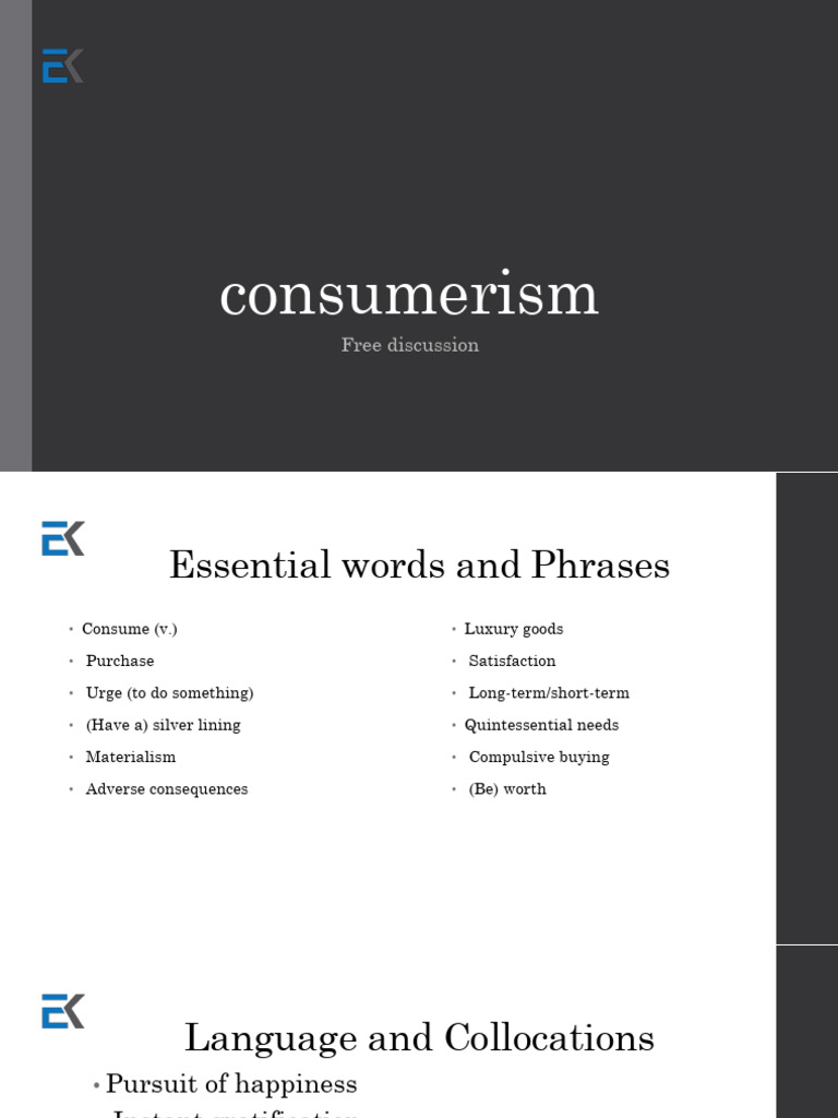 Consumerism | PDF