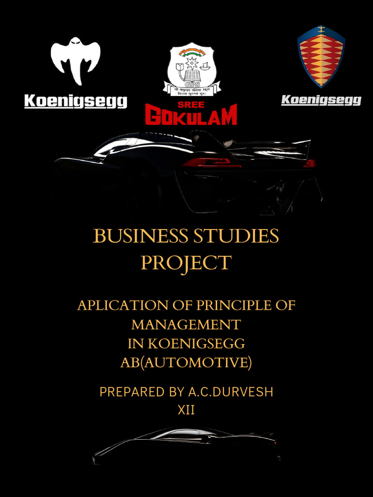 Business Study Project | PDF