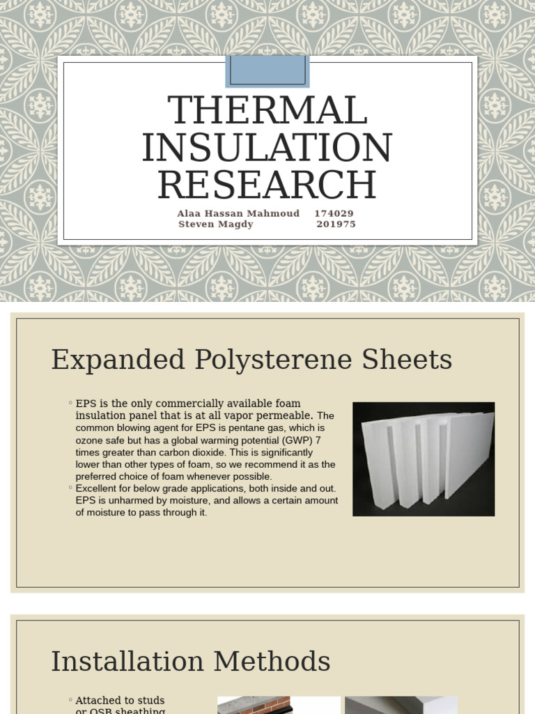 Thermal Insulation Research | PDF | Thermal Insulation | Fiberglass