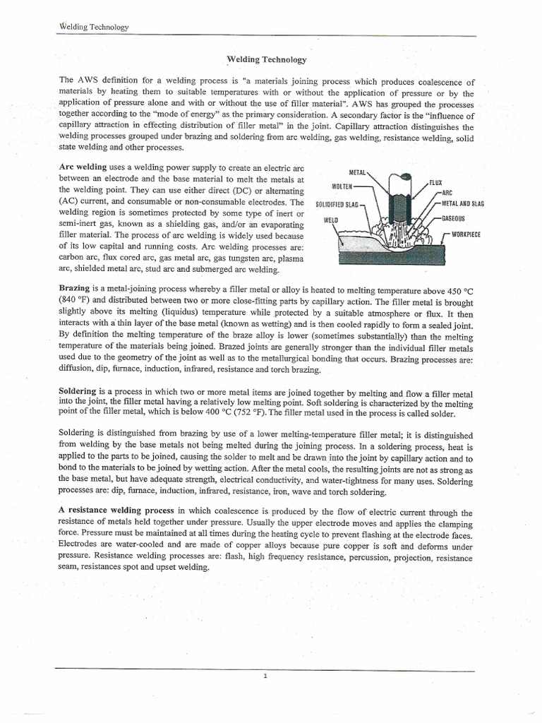 Welding Technology | PDF