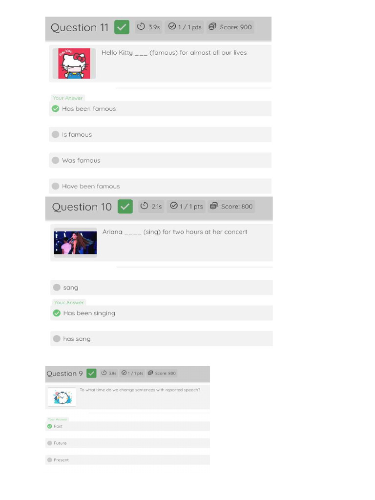 Quizizz English 9 | PDF