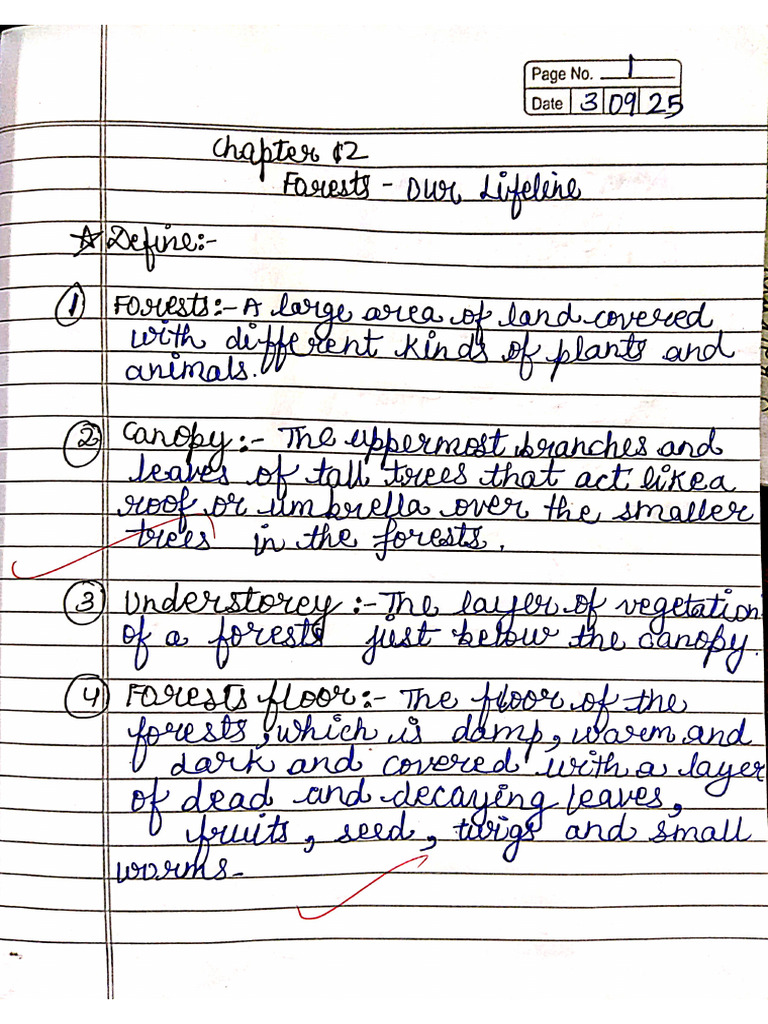 Class 7 Science CH 12 Complete Work of Notebook | PDF