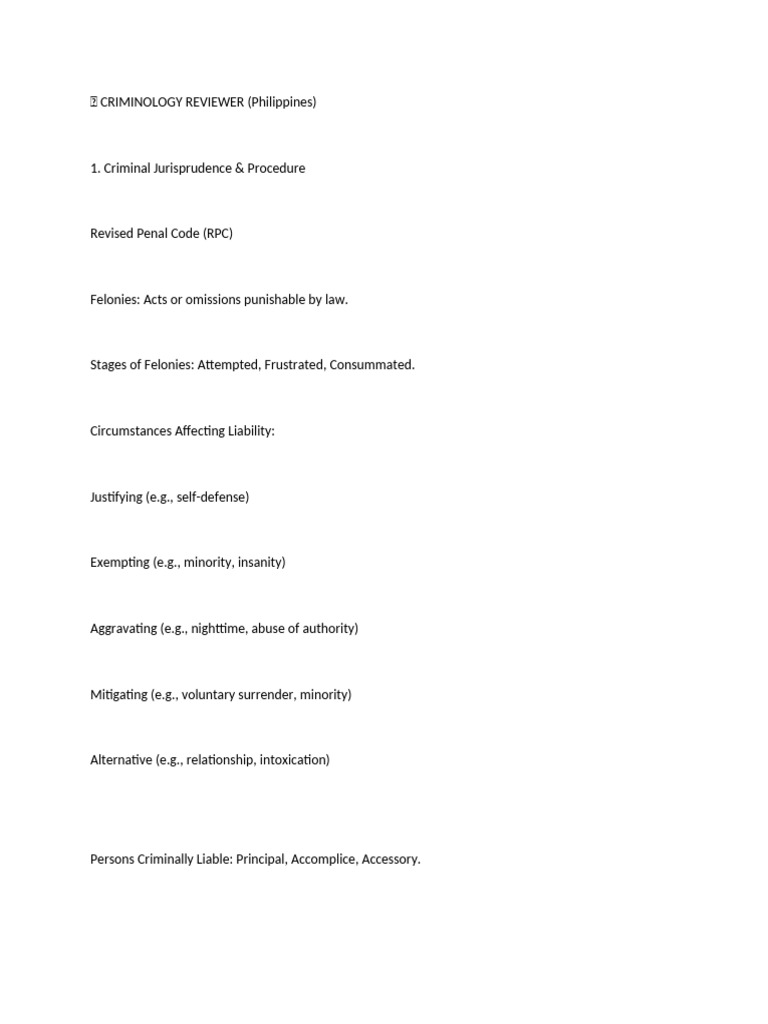 Criminology CJP | PDF