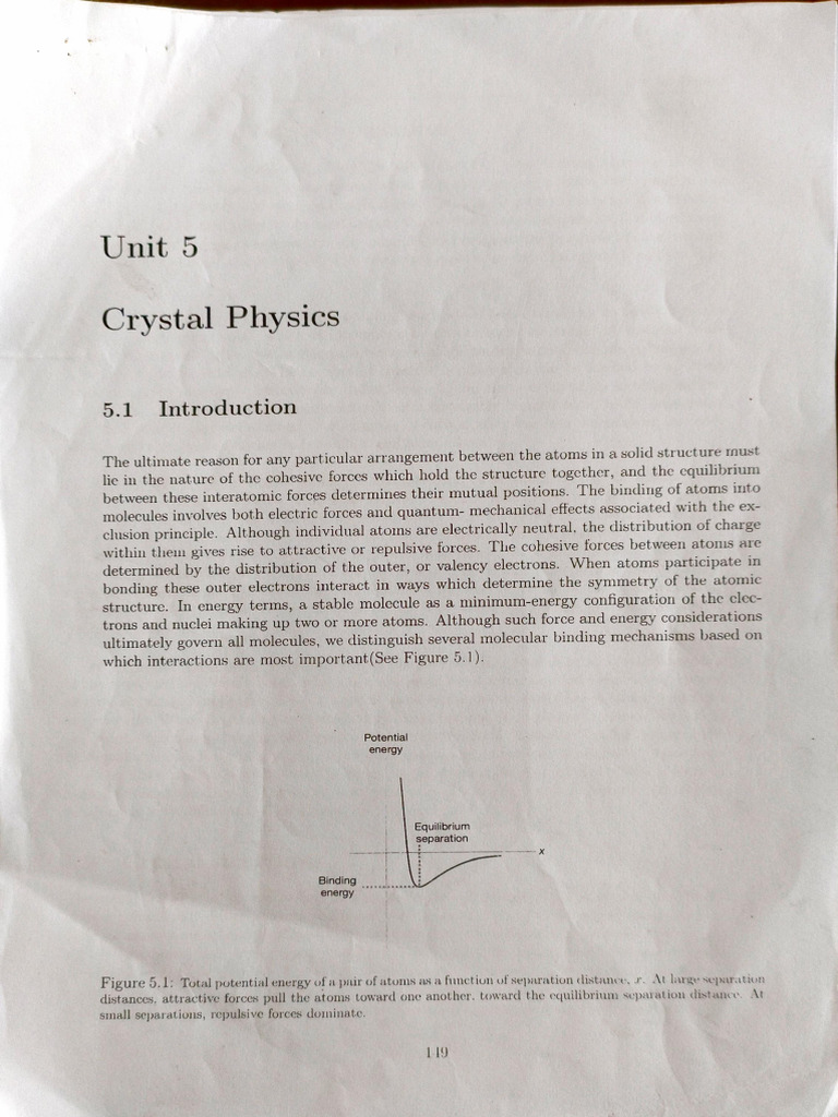 Crystal Physics Notes | PDF