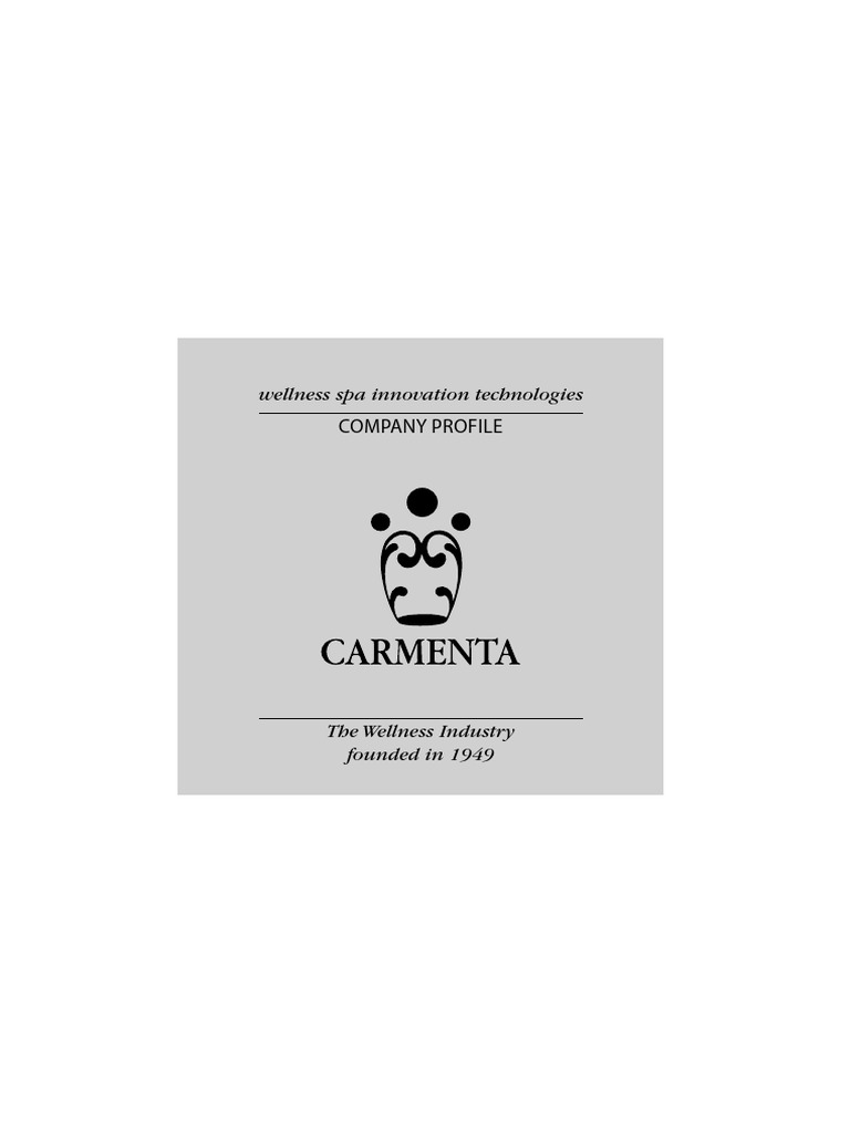Carmenta: Italian Wellness Spa Innovations | PDF | Spa | Hotel