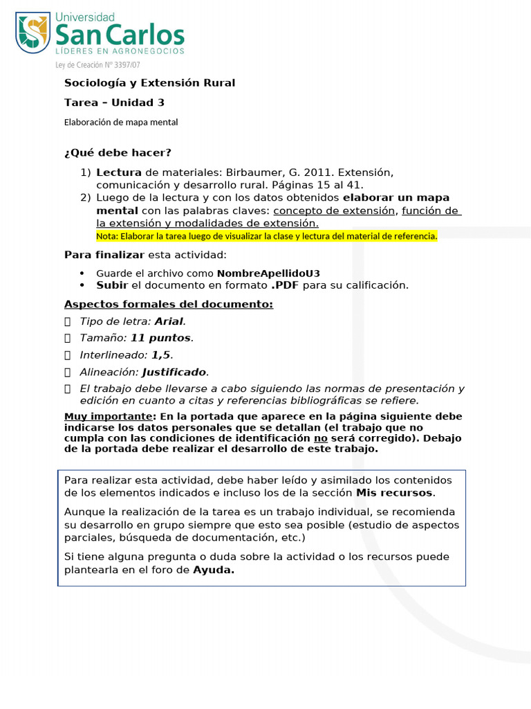 Tarea Unidad 3 | PDF