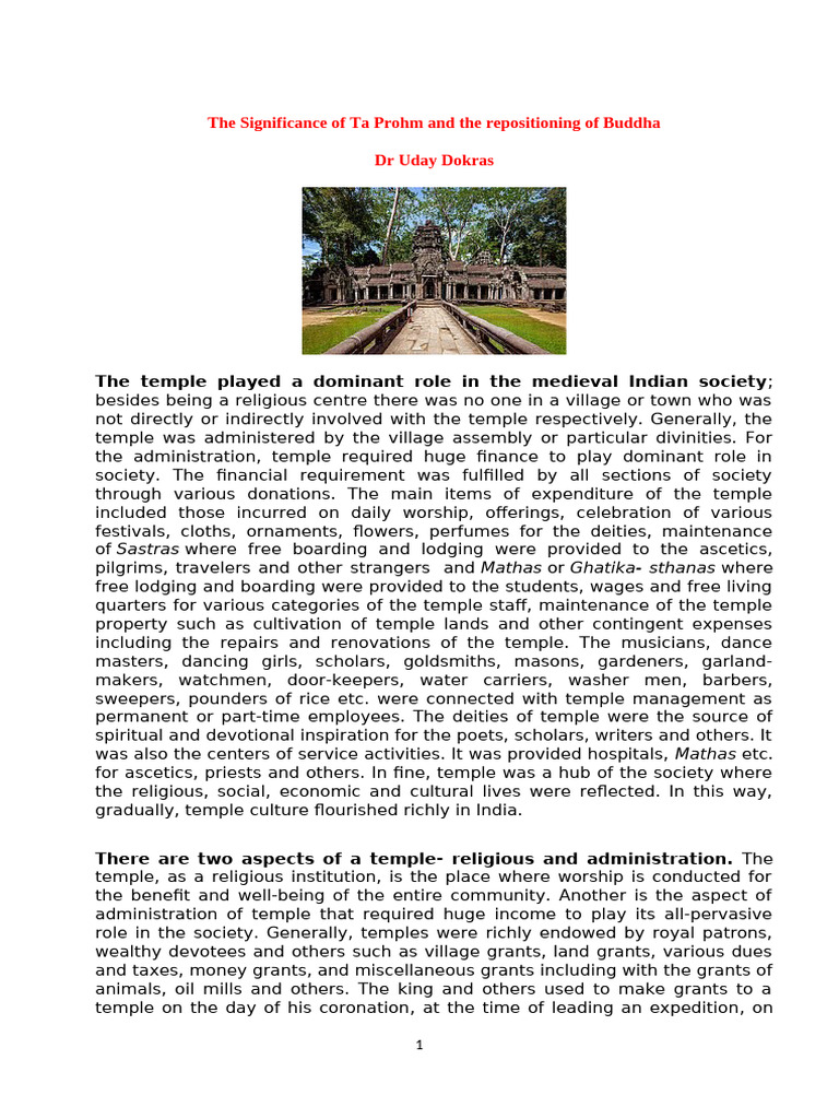 Numerical Analysis of Ta Prohm | PDF