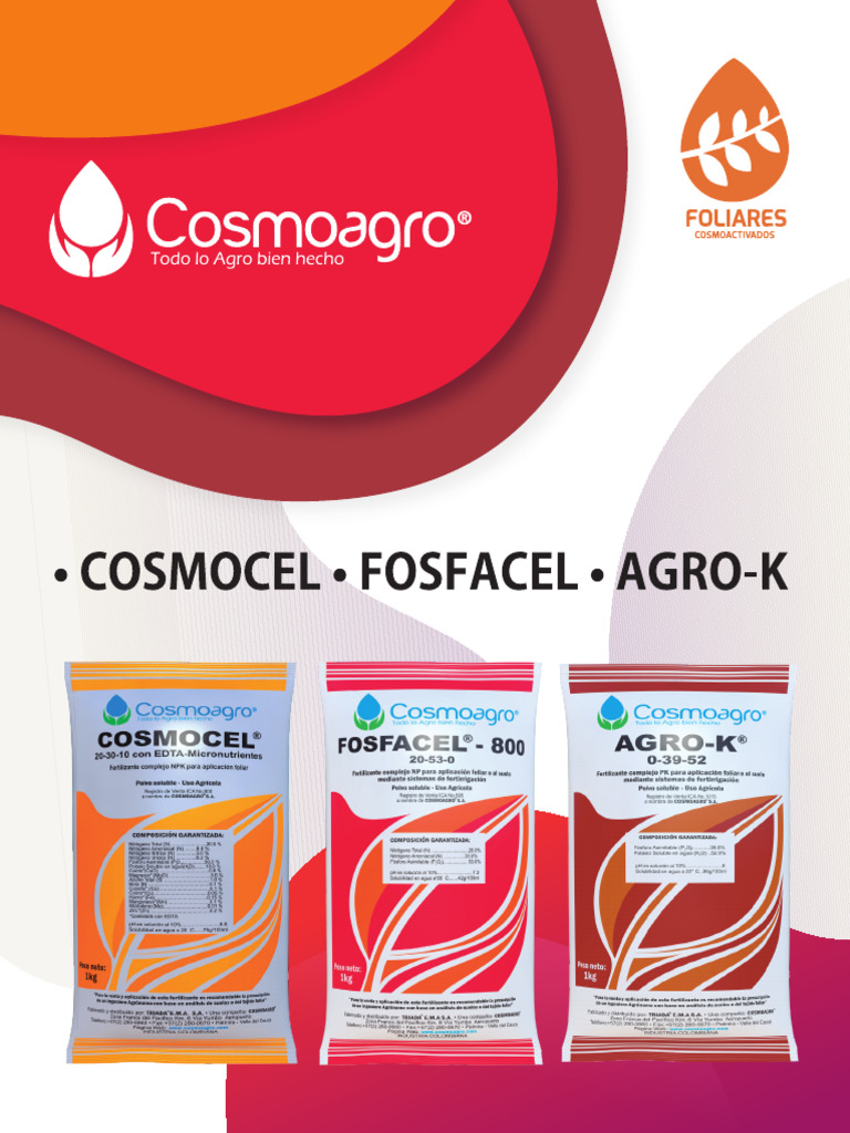 Volante Cosmocel Fosfacel Agro K | PDF