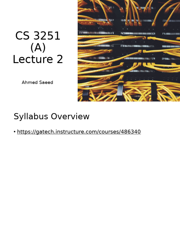 cs3251 Fall2025 Lecture 02 | PDF | Computer Network | Internet Protocol Suite