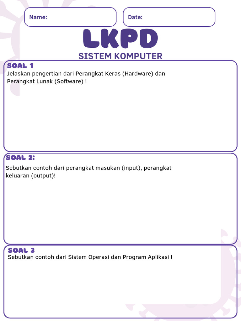 Viruses Research Activity Digital Worksheet in Purple Flat Graphic ...