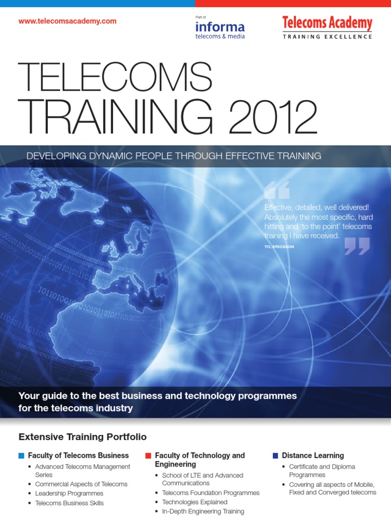 Telecoms Academy Telecoms Training 2012 | Strategic Management ...