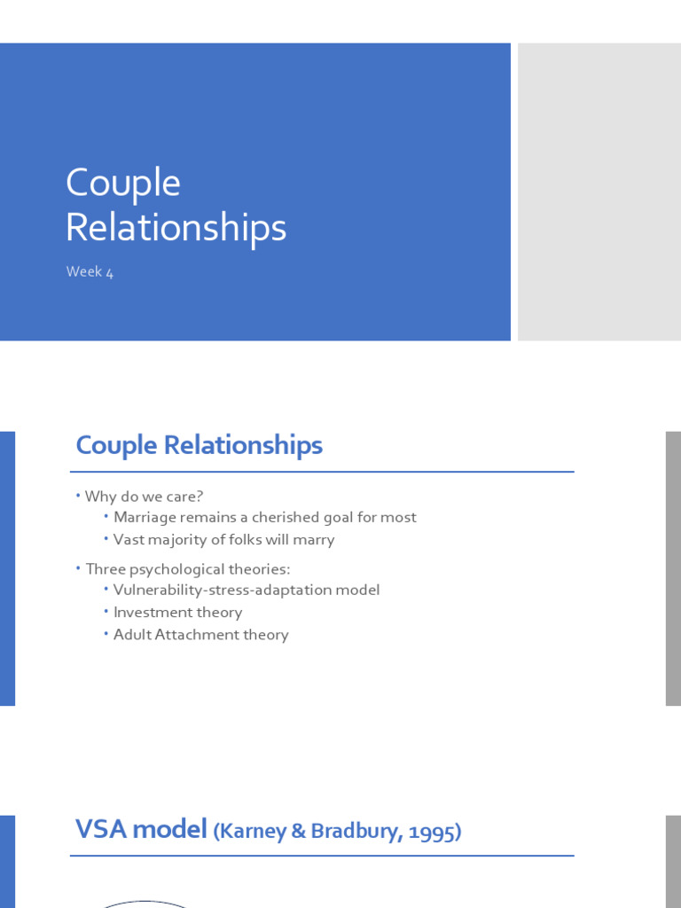 4 Couple Relationships 1 | PDF | Vulnerability | Psychology